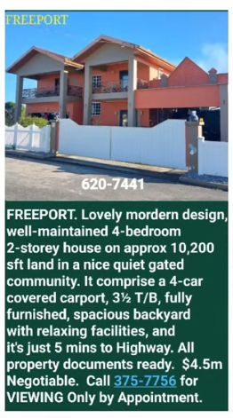 FREEPORT – Spacious 4-Bedroom Modern Home in Gated Community – TT ...